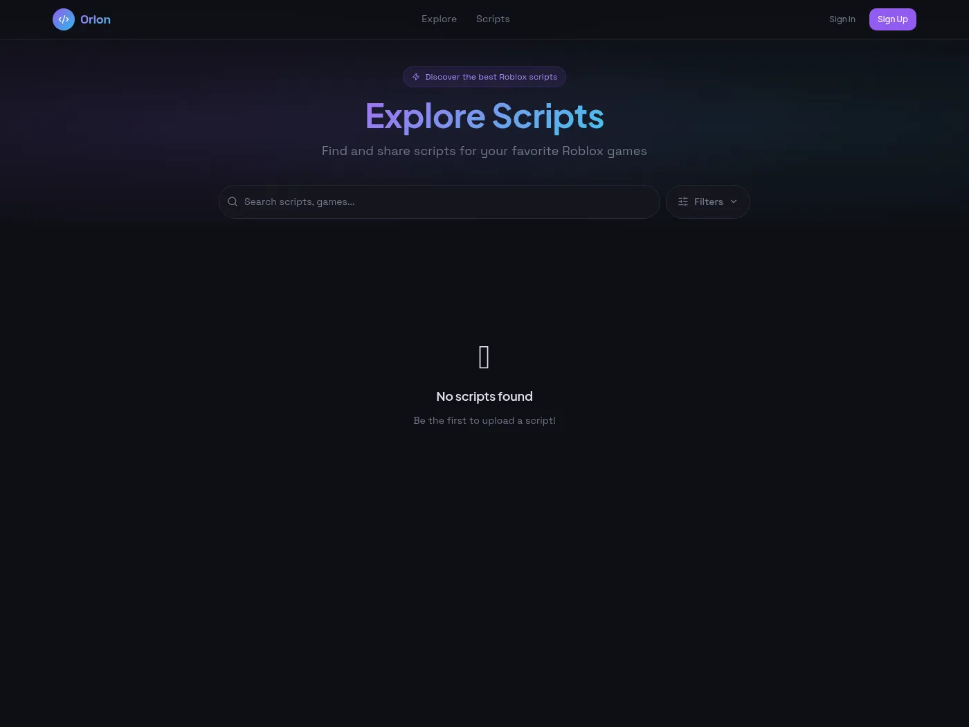 Orion Script Hub