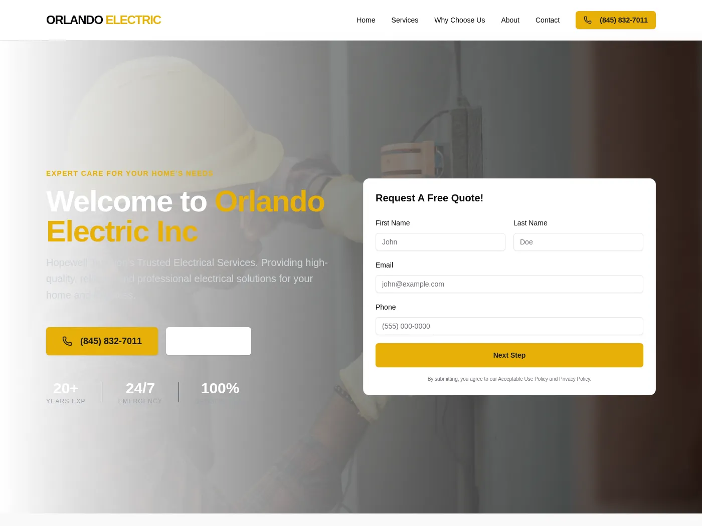 Orlando Electric Web Clone