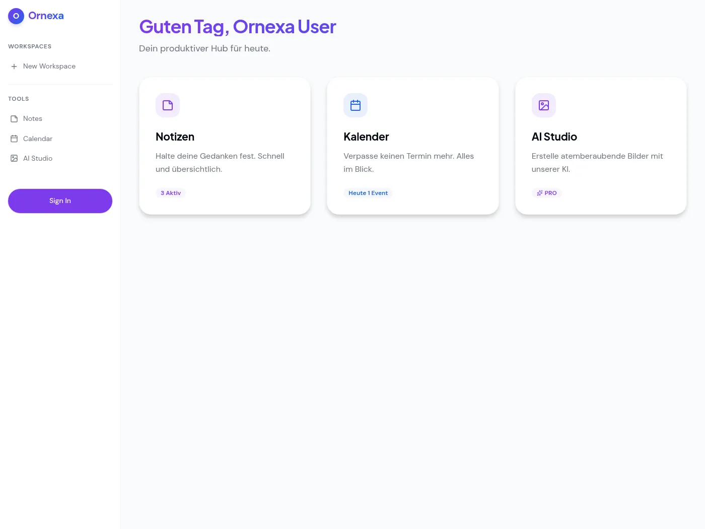 Ornexa Productivity Suite
