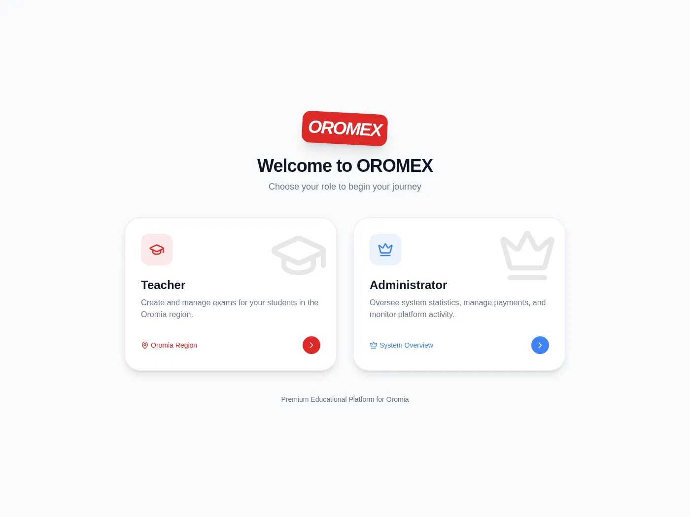 OROMEX Premium Frontend