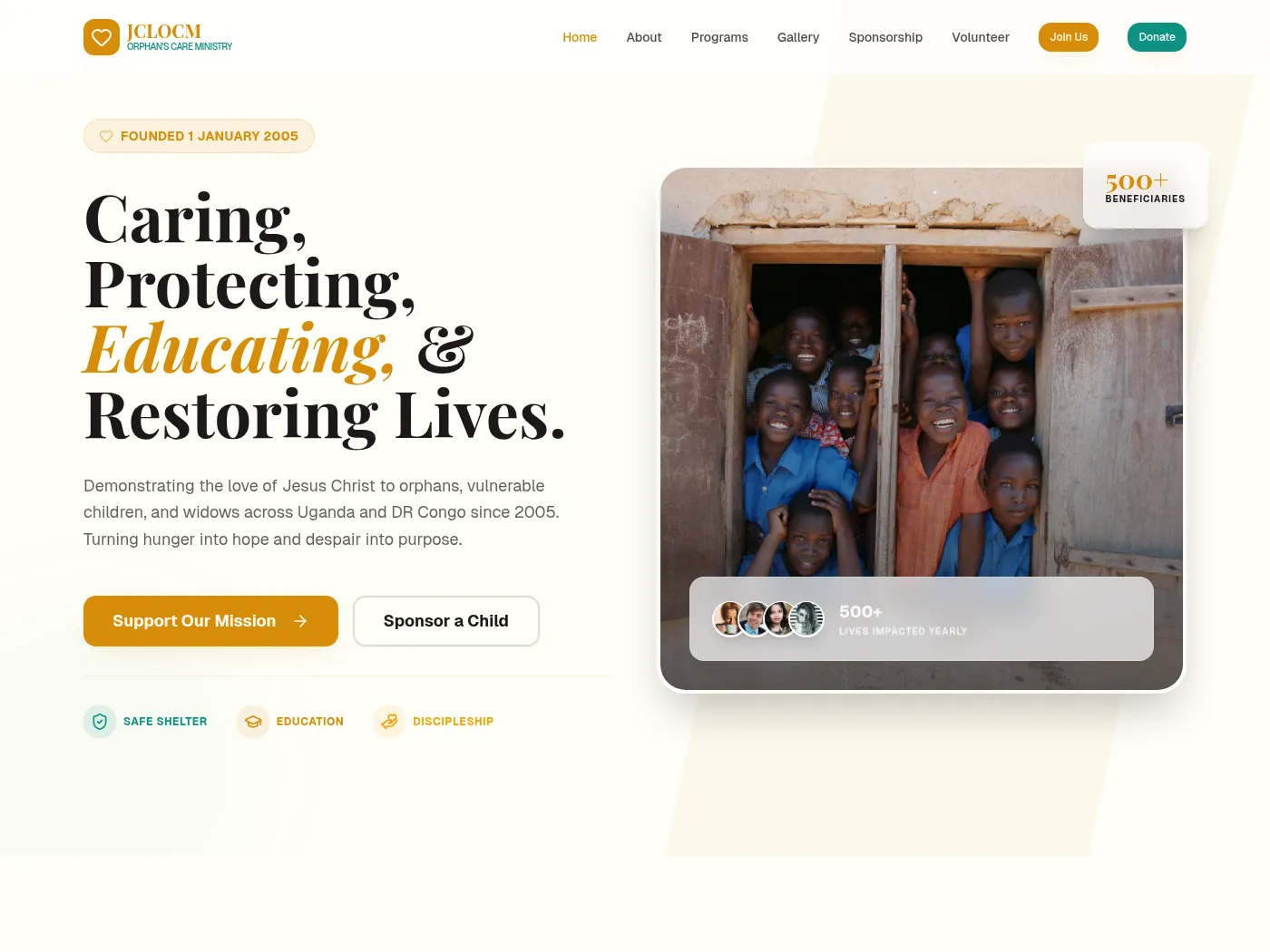 Orphans Care Ministry Hub