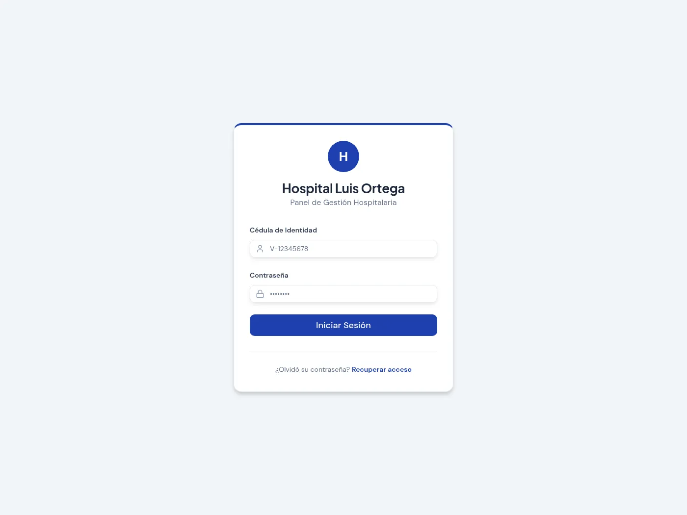 Ortega Health Dashboard