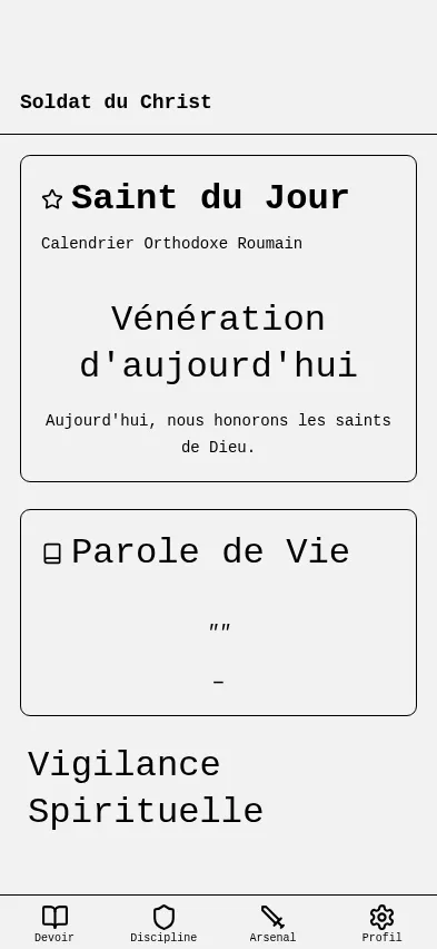 Orthodox Soldier App