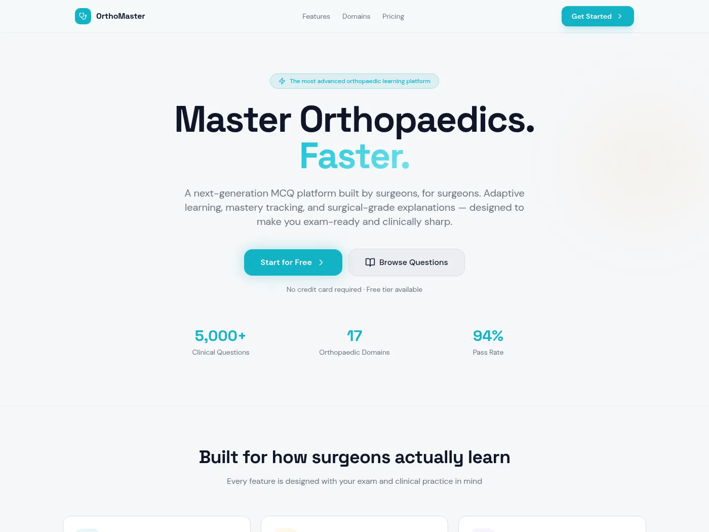 OrthoMaster Learning Suite