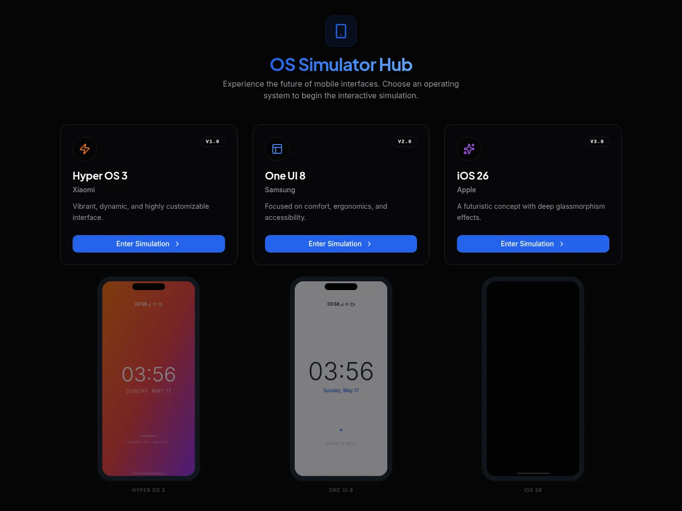 OS Simulator Hub