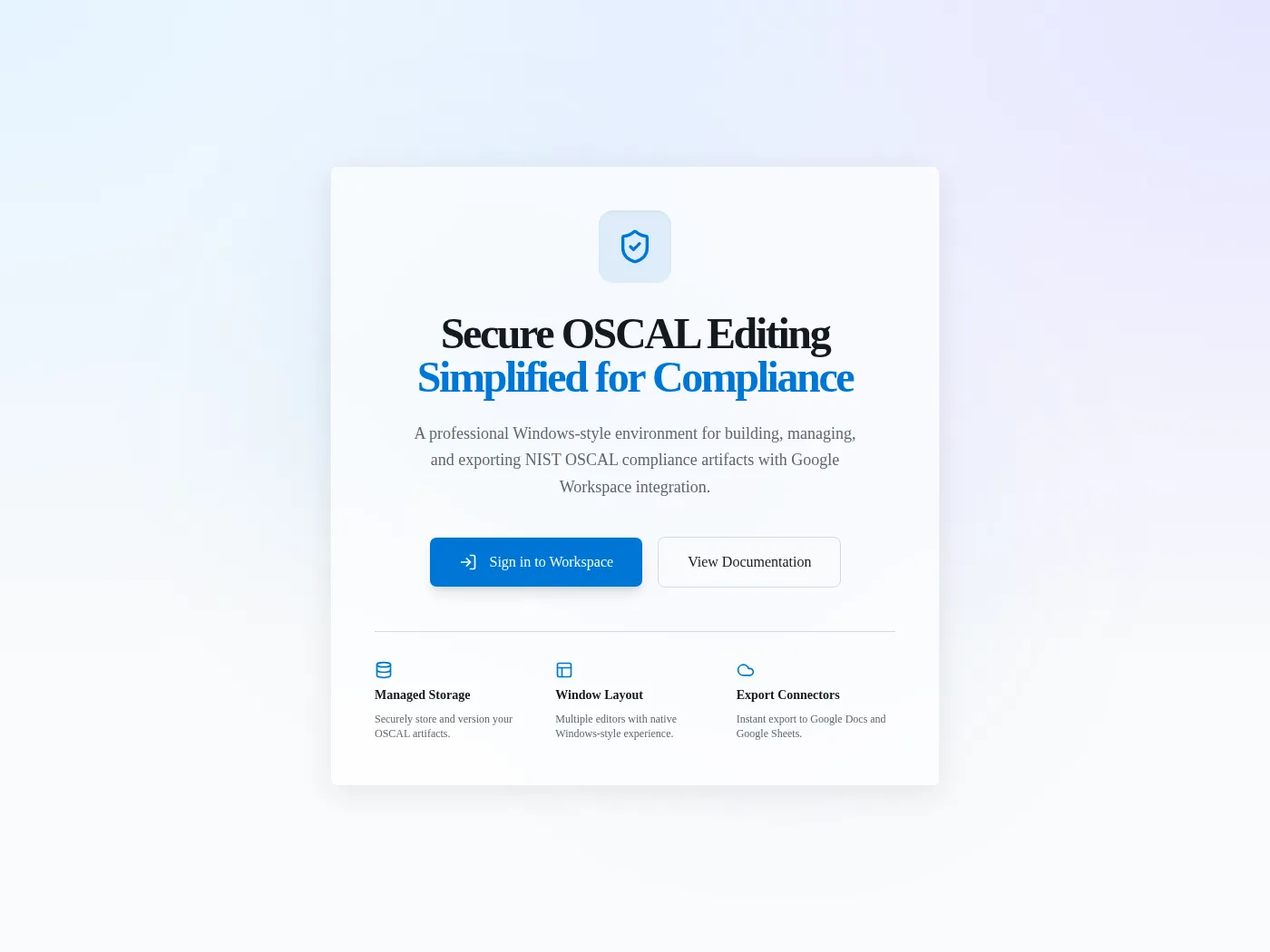 OSCAL Editor Pro