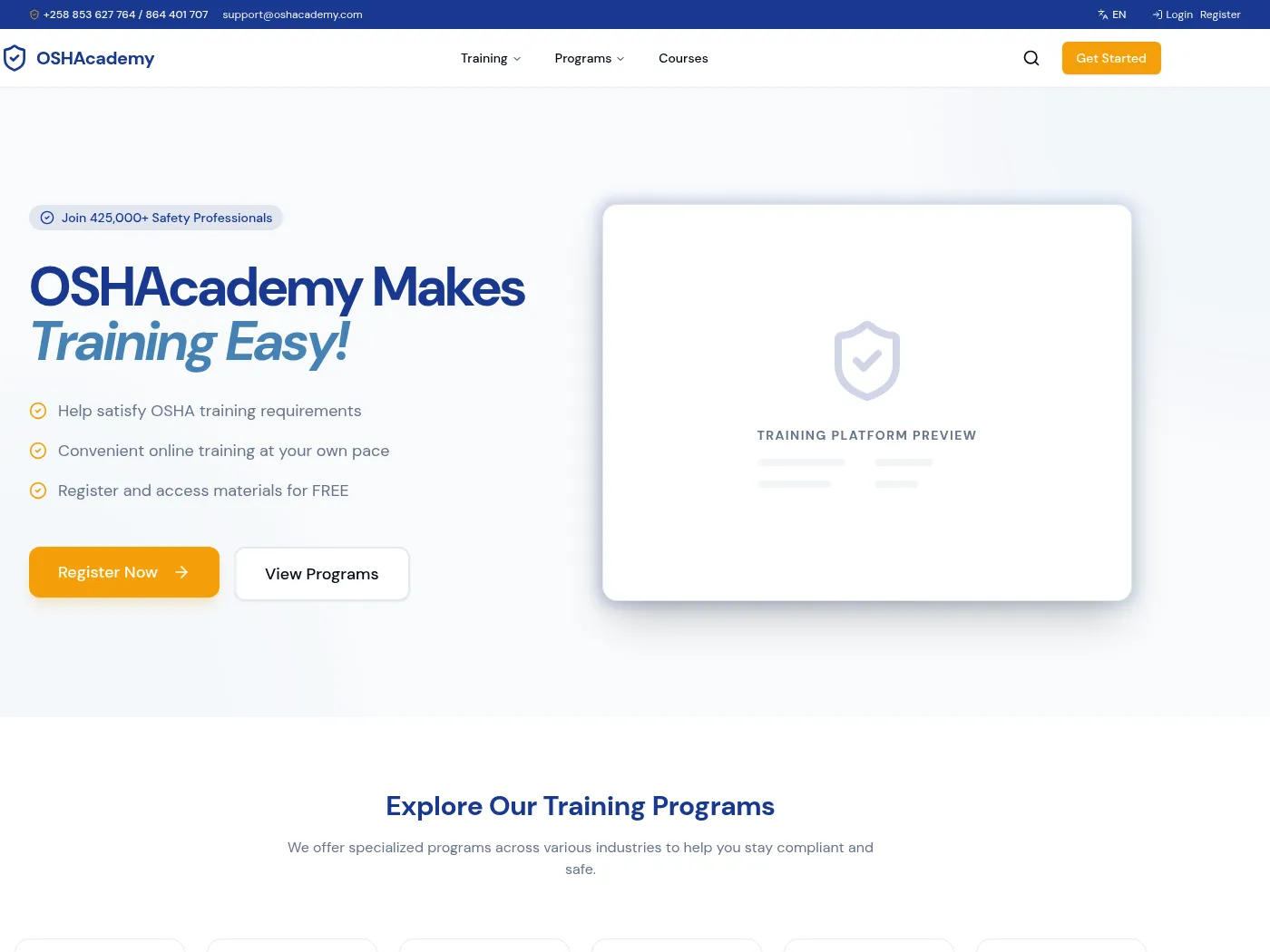 OSHA Academy Clone