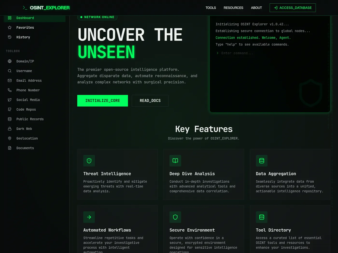 OSINT Explorer