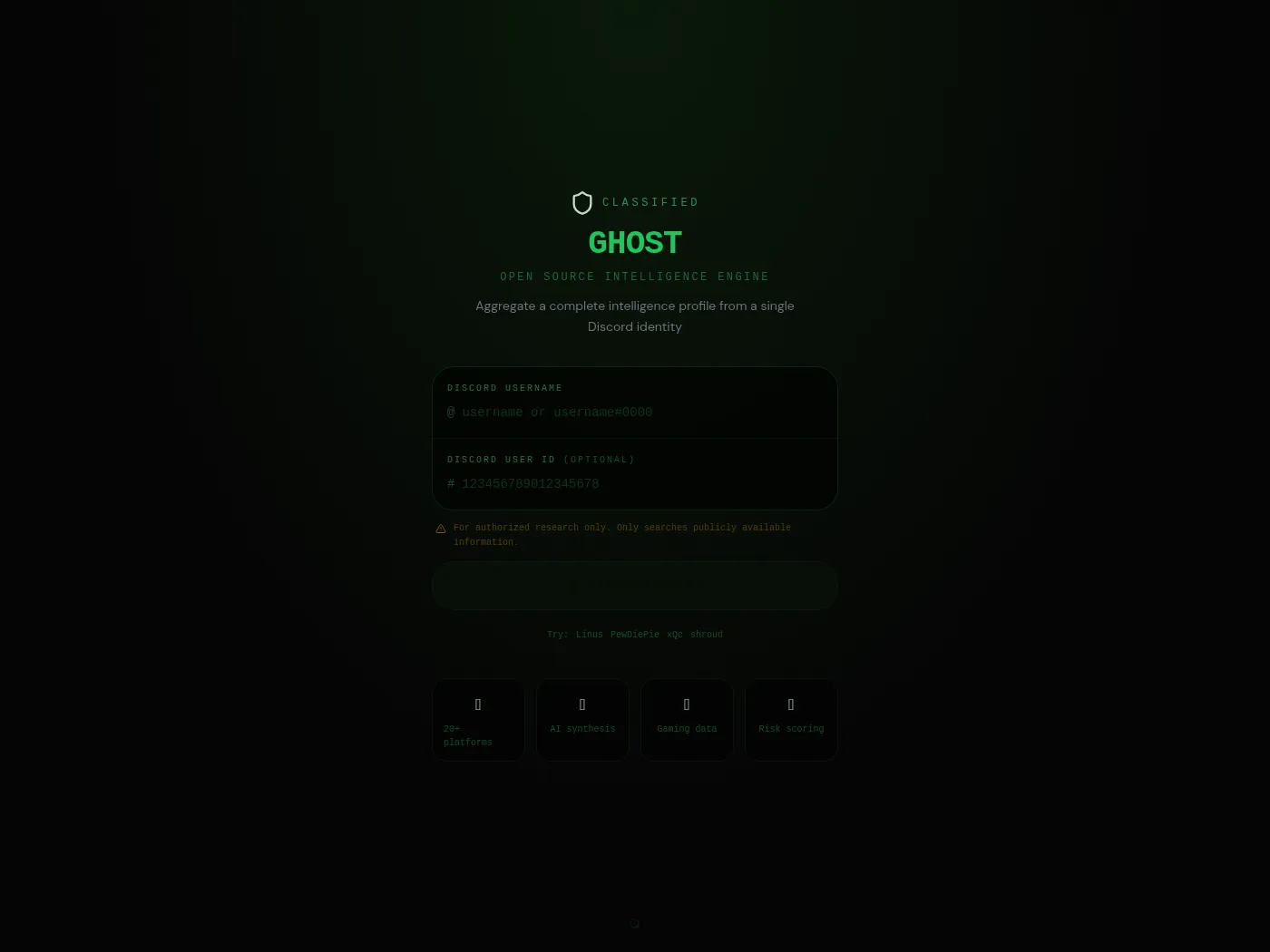 OSINT Power Agent