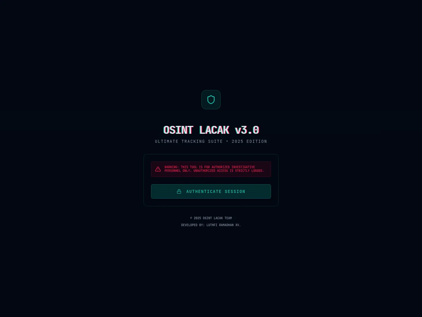 OSINT Lacak v3.0 Suite