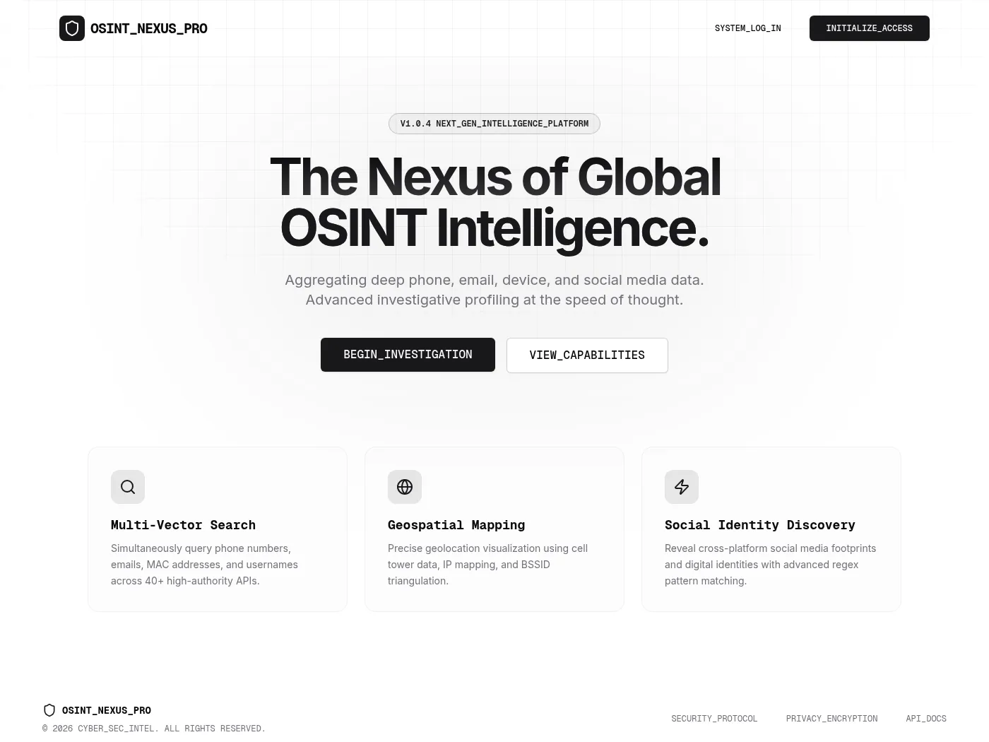 OSINT Nexus Pro