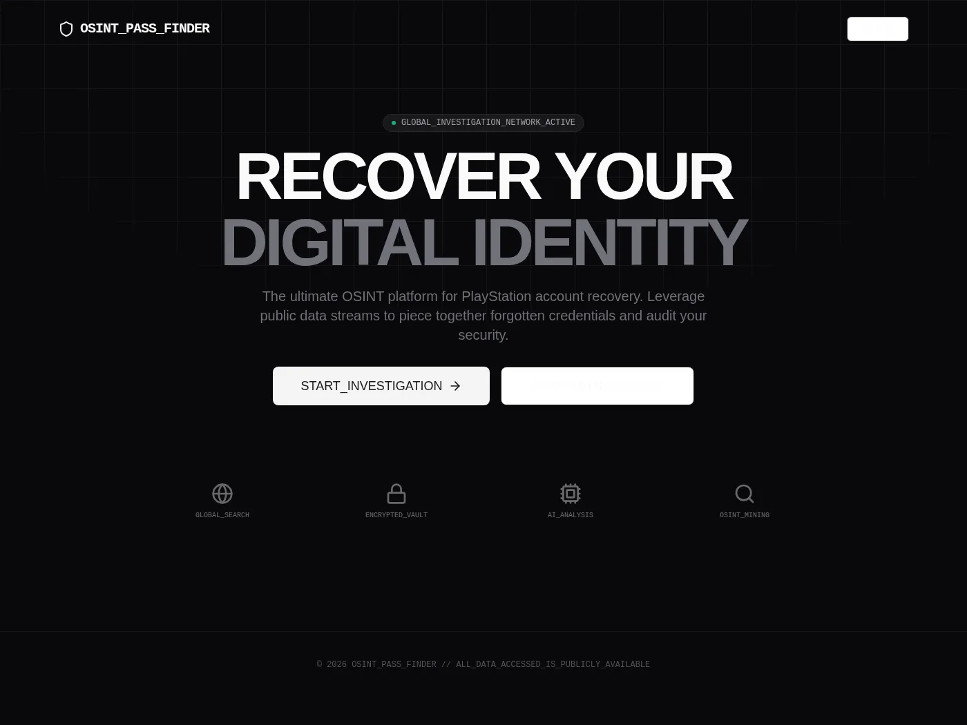 OSINT Password Finder