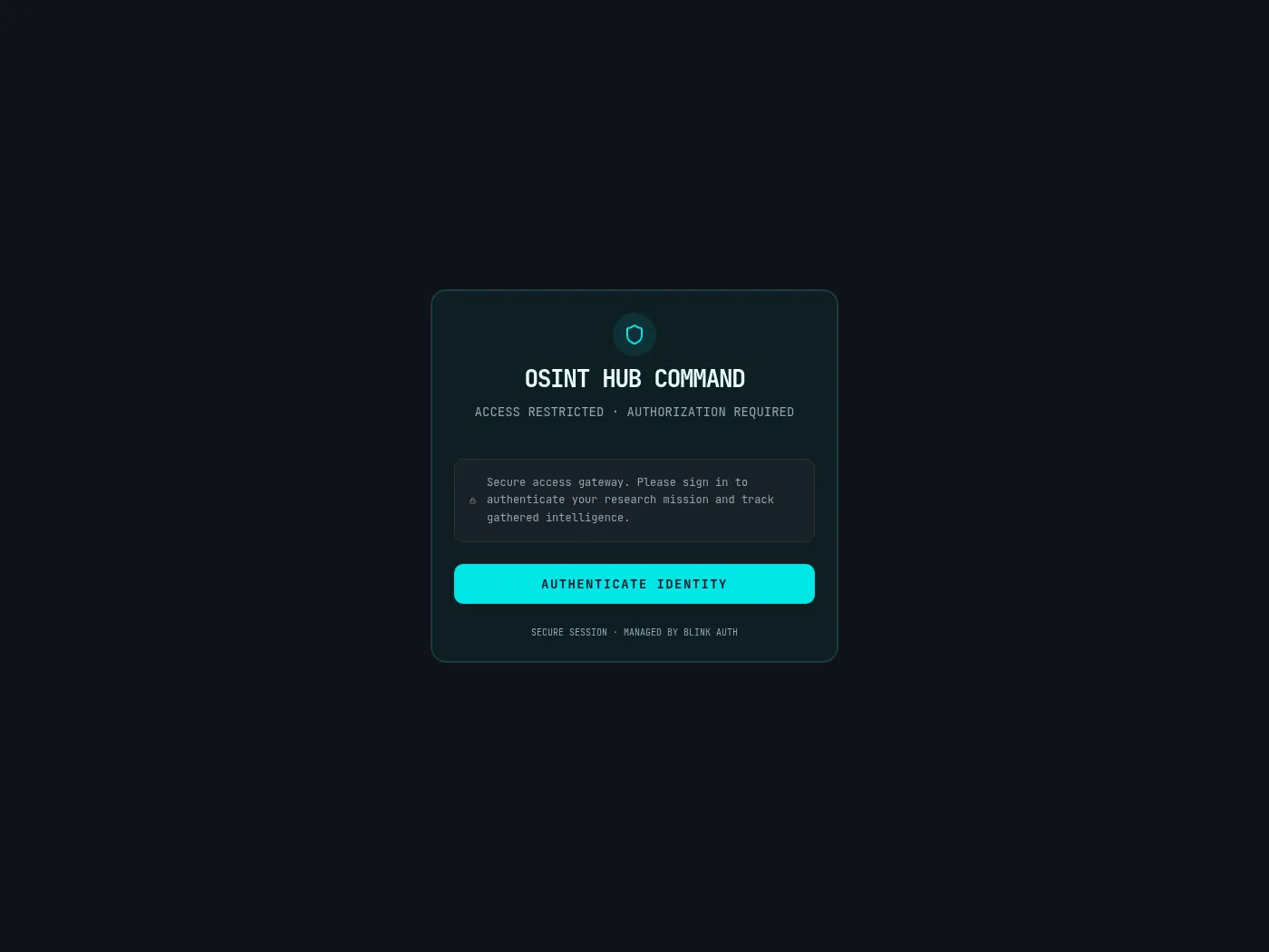 OSINT Search Hub