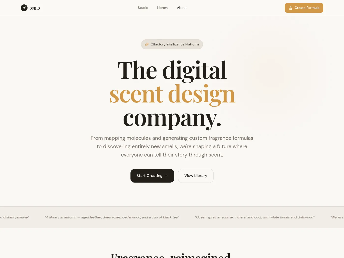 Osmo Perfume AI Clone
