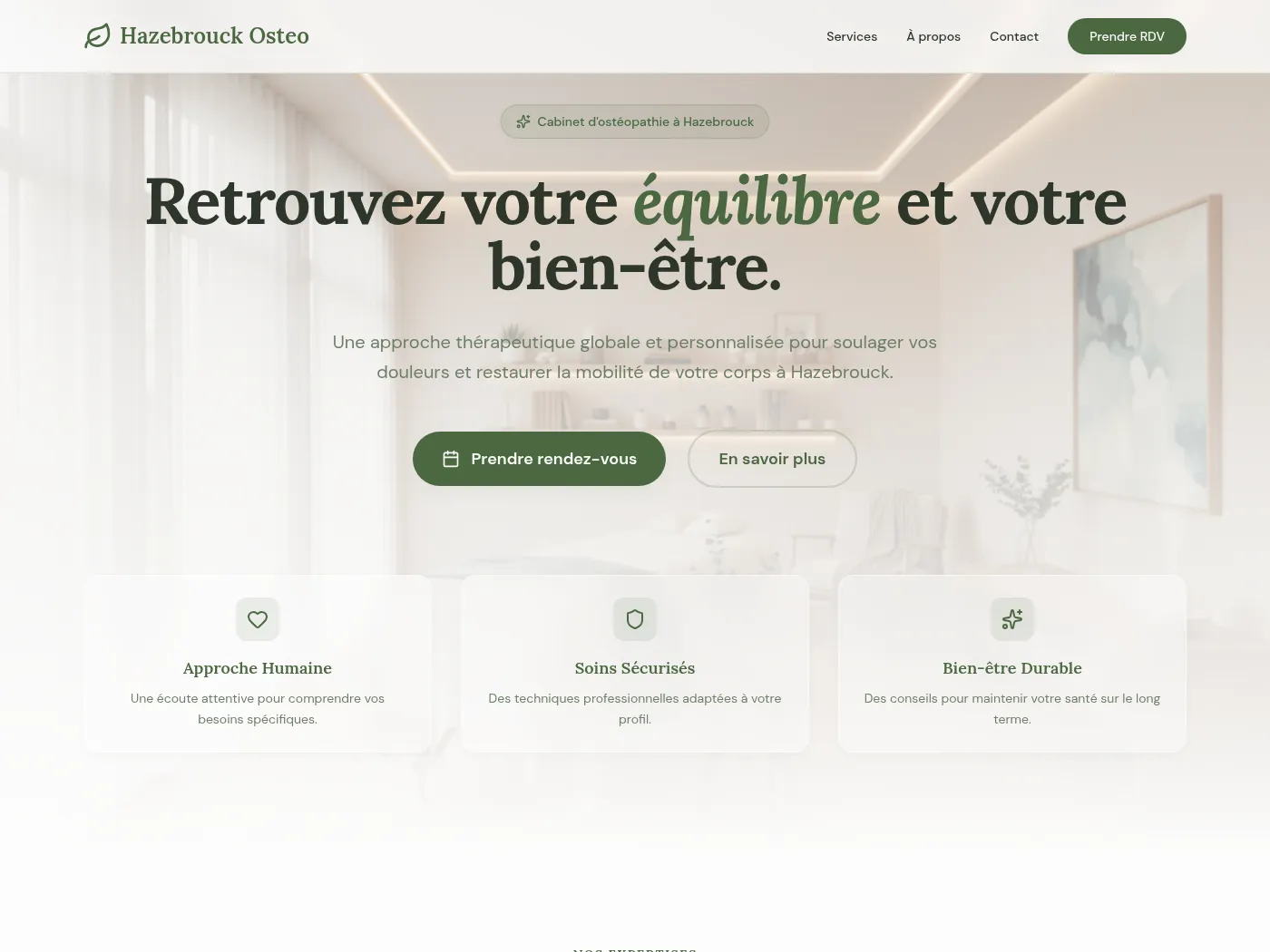 Hazebrouck Osteopath Site