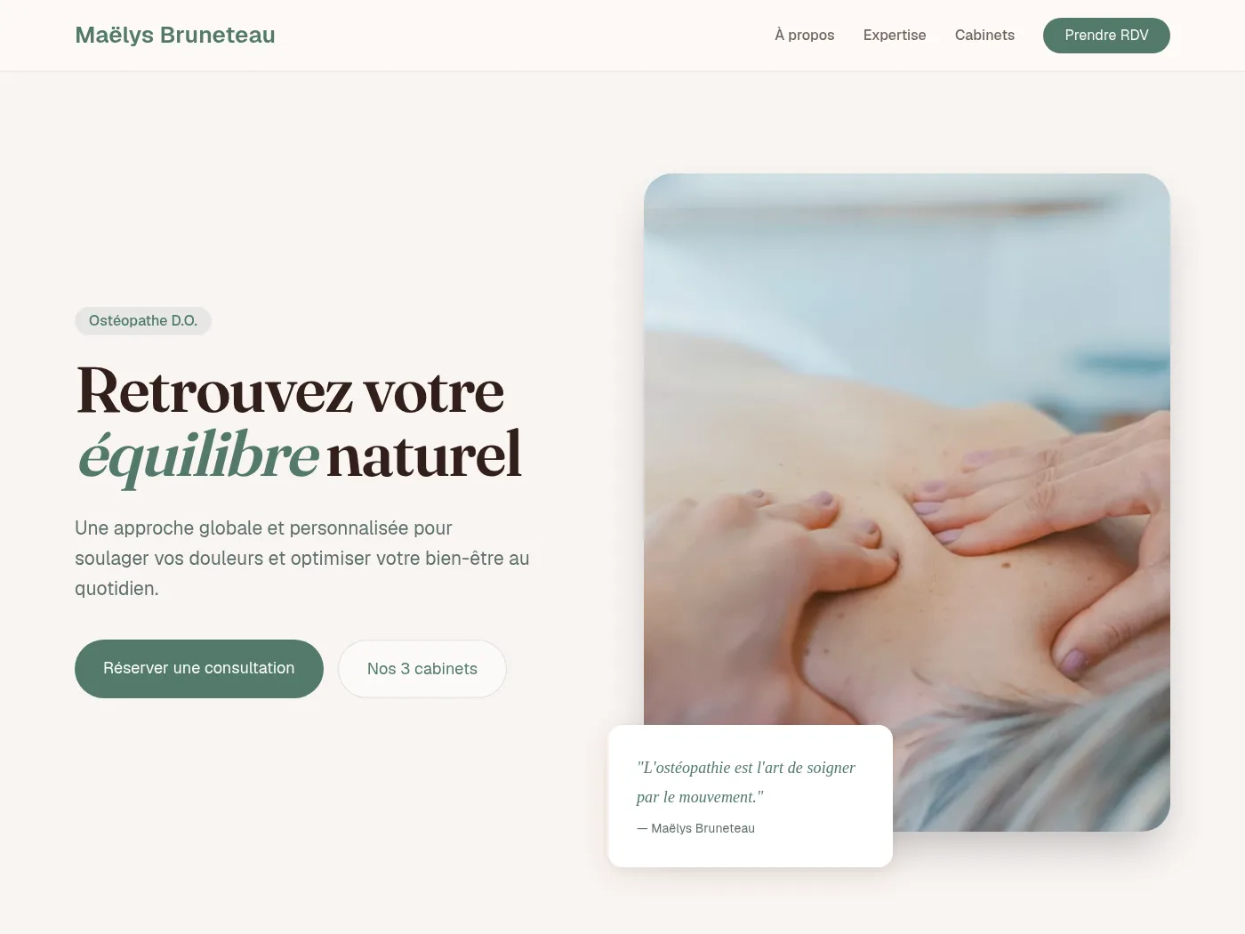 Ostéopathe Confiance Site