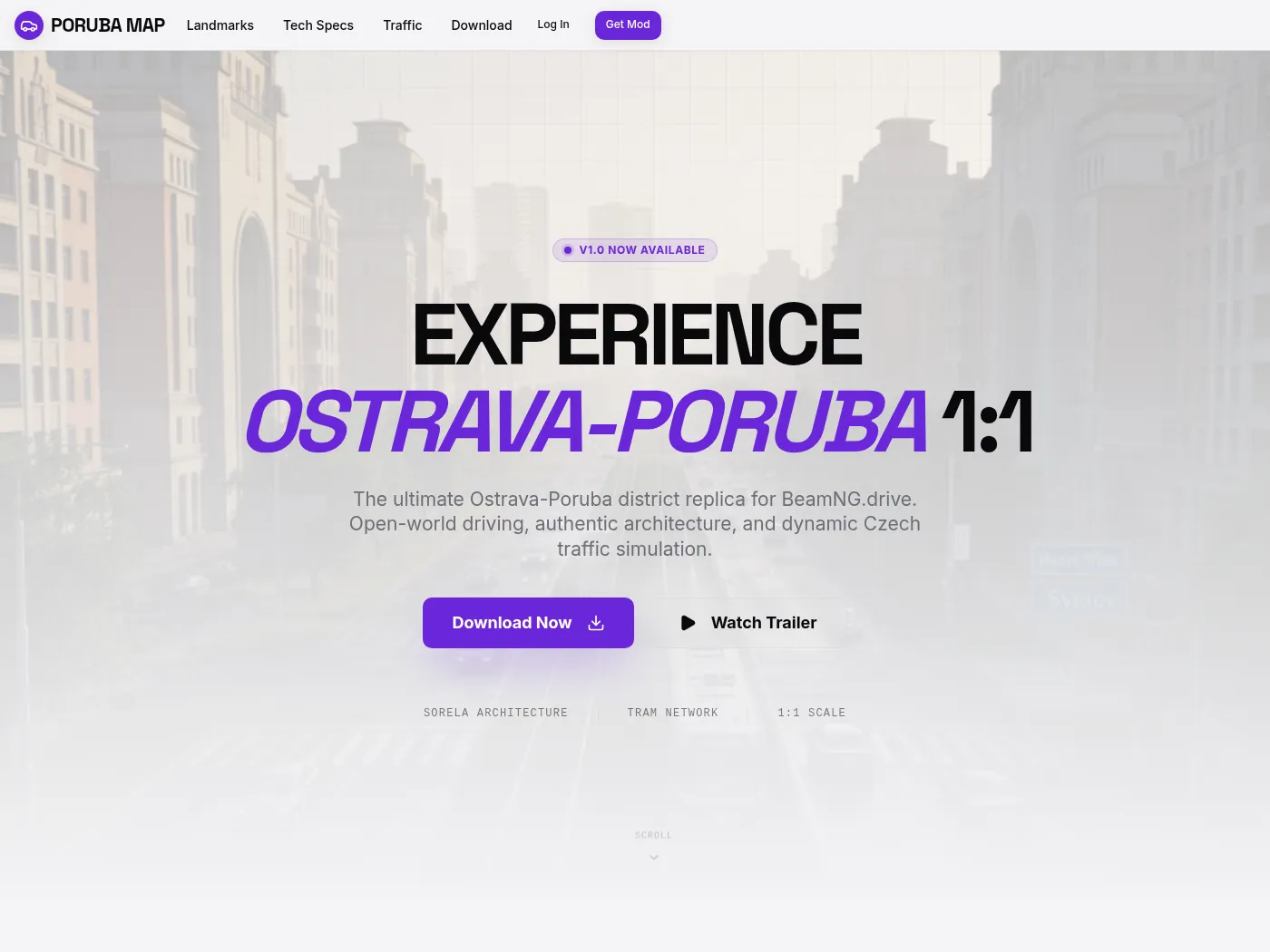 Ostrava Poruba BeamNG Map