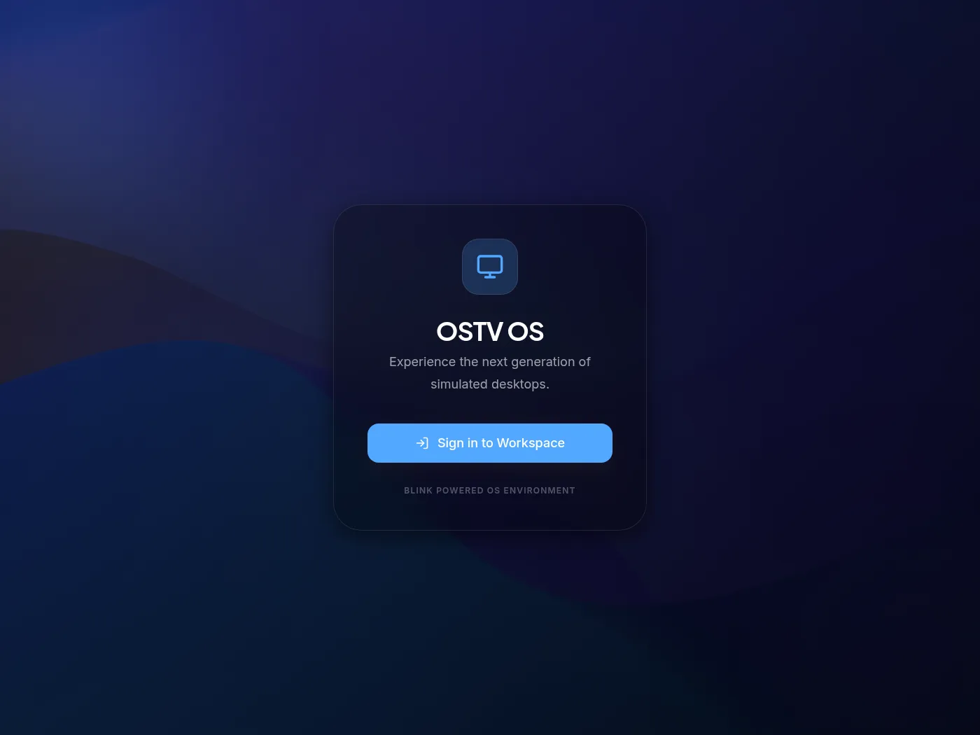 OSTV Desktop OS Simulator