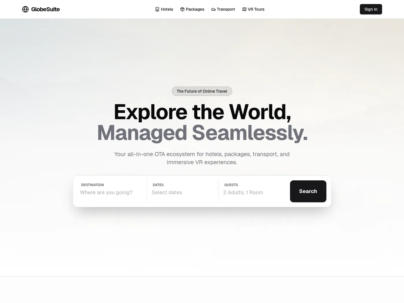 GlobeSuite Travel Ecosystem