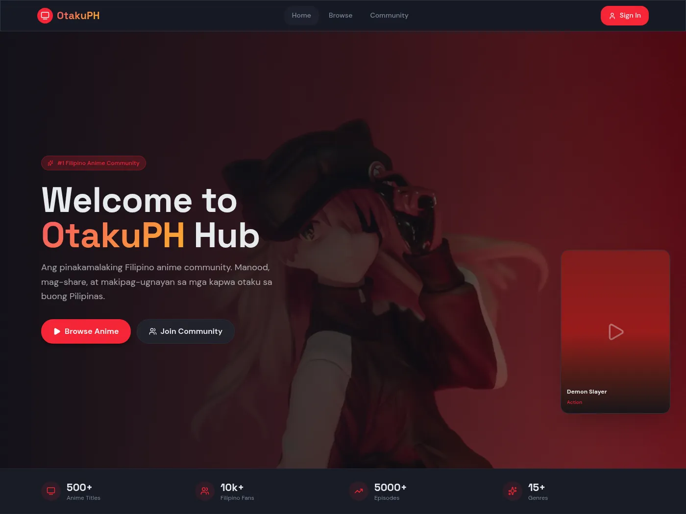OtakuPH Hub