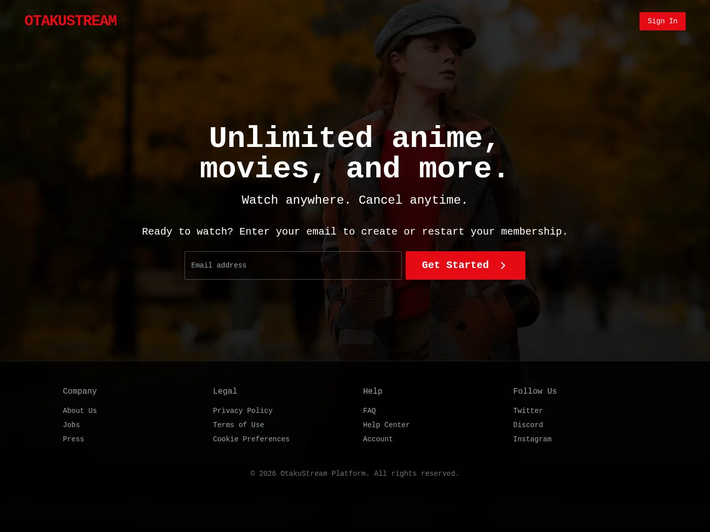 OtakuStream Platform