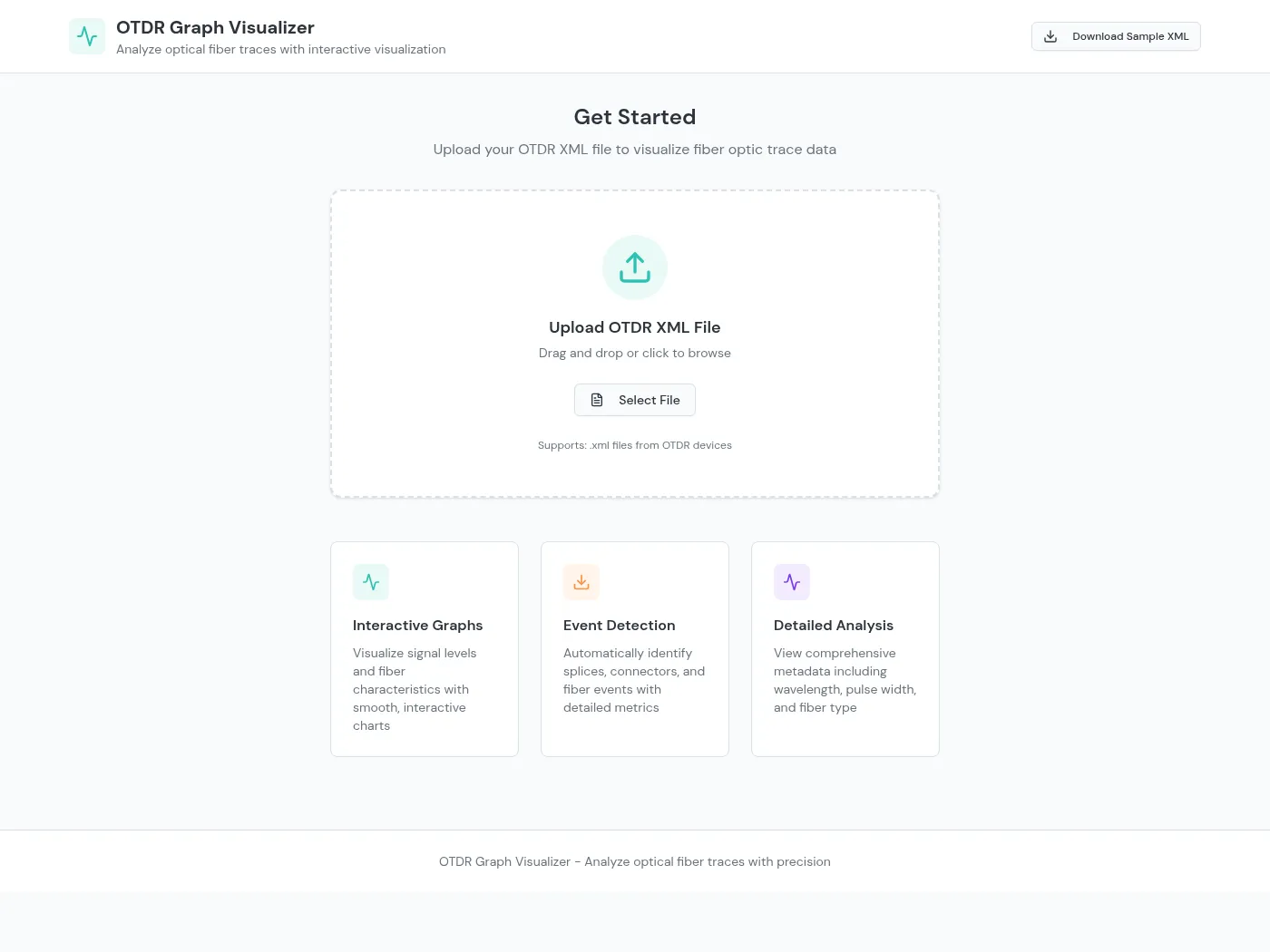 OTDR Graph Visualizer