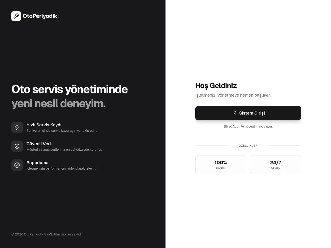 Oto Periyodik SaaS