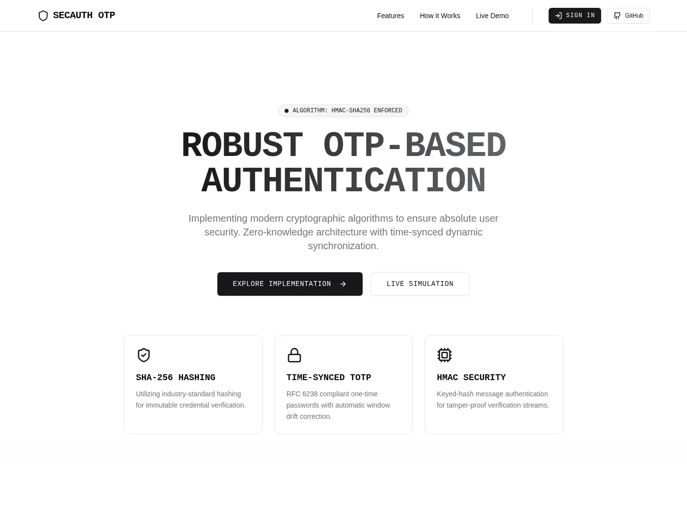 OTP Auth System