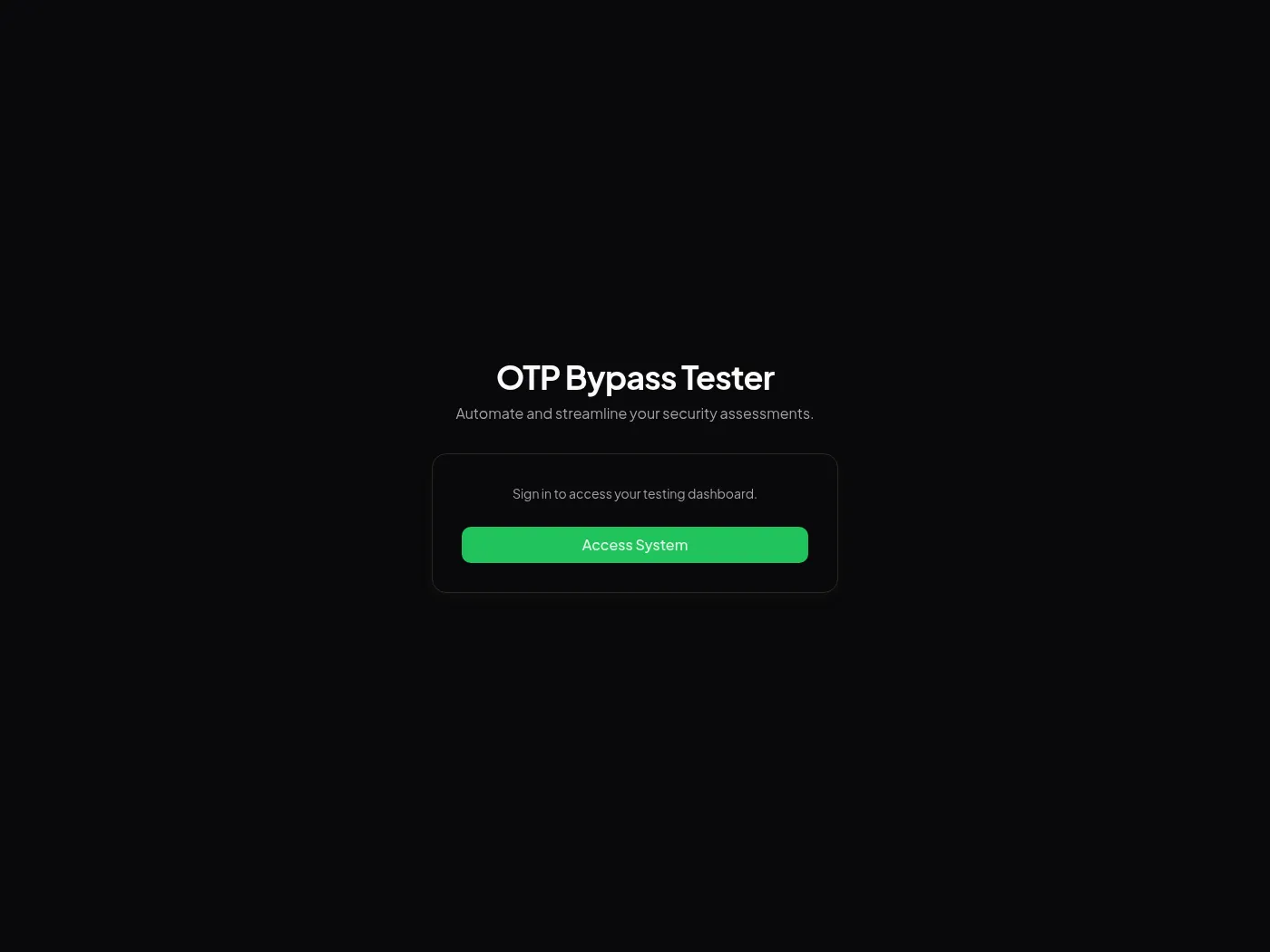 OTP Bypass Tester