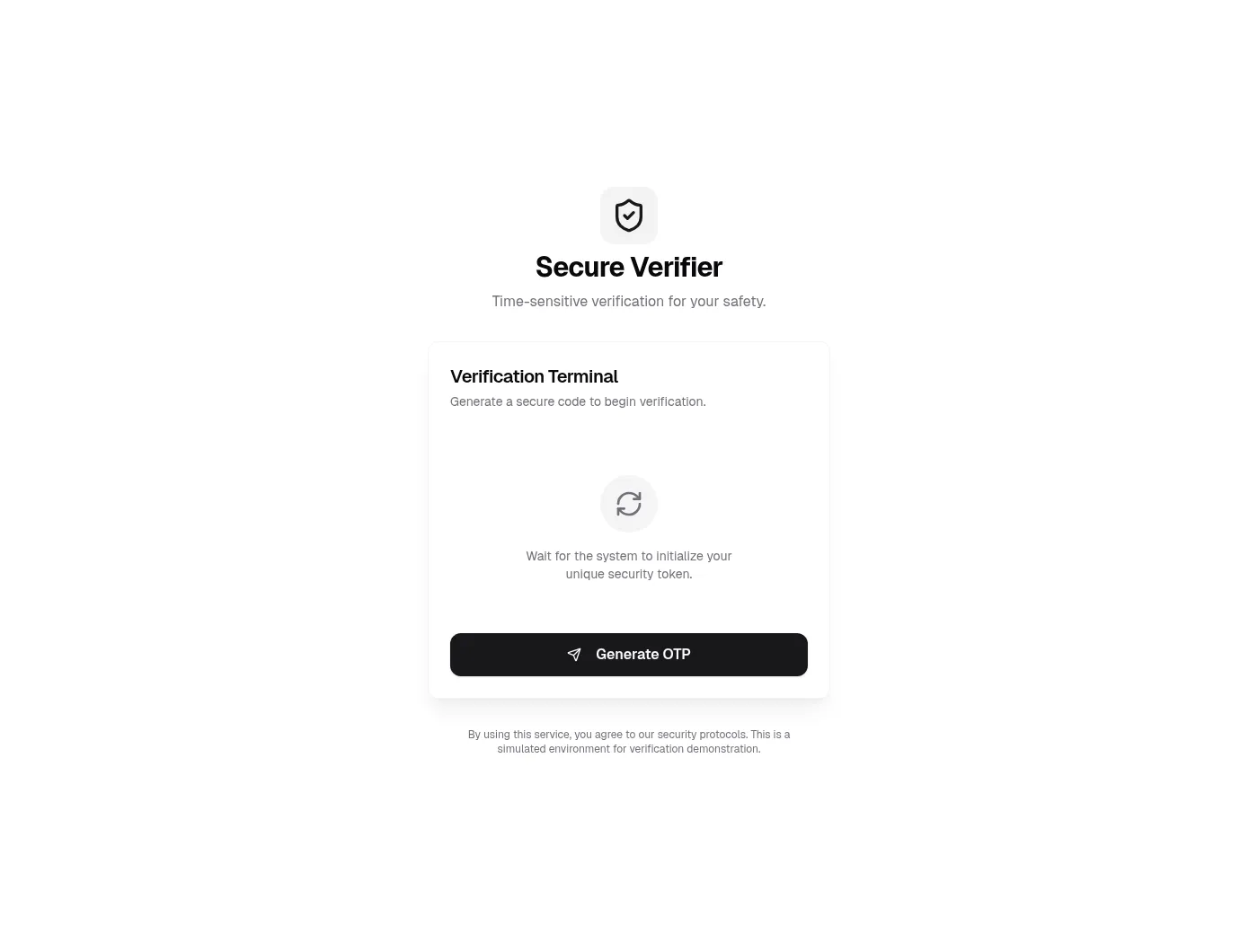 Secure OTP Verifier