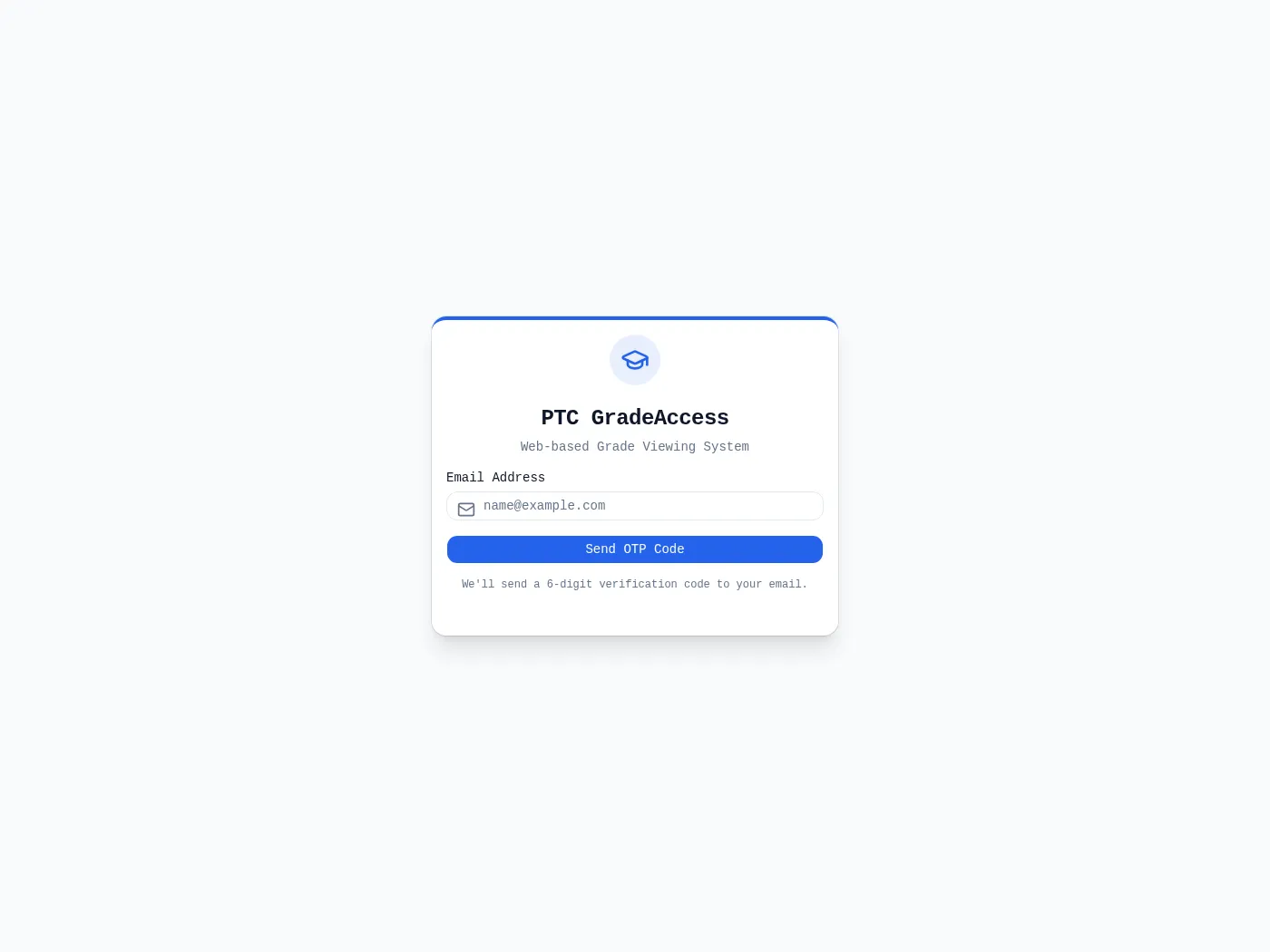 OTP Gmail Login Page