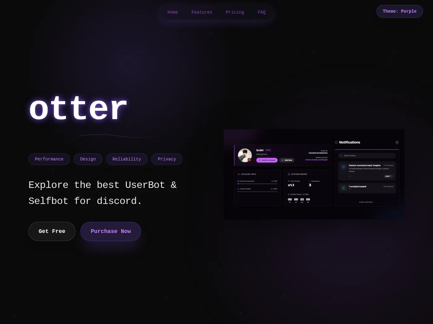 Otter Theme React App