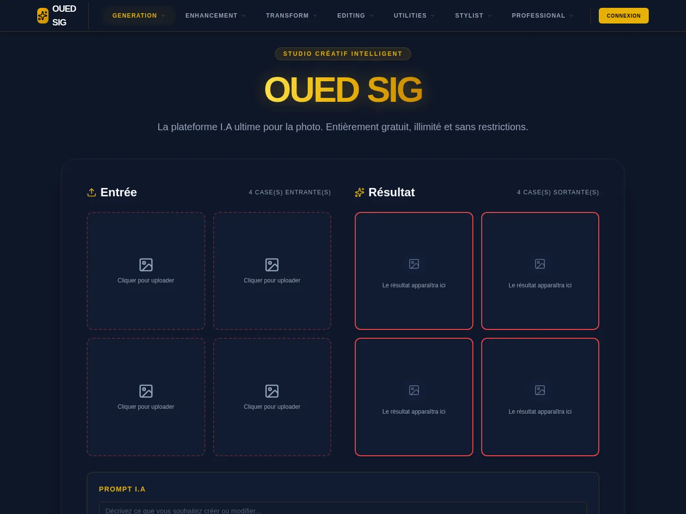 Oued Sig AI Studio