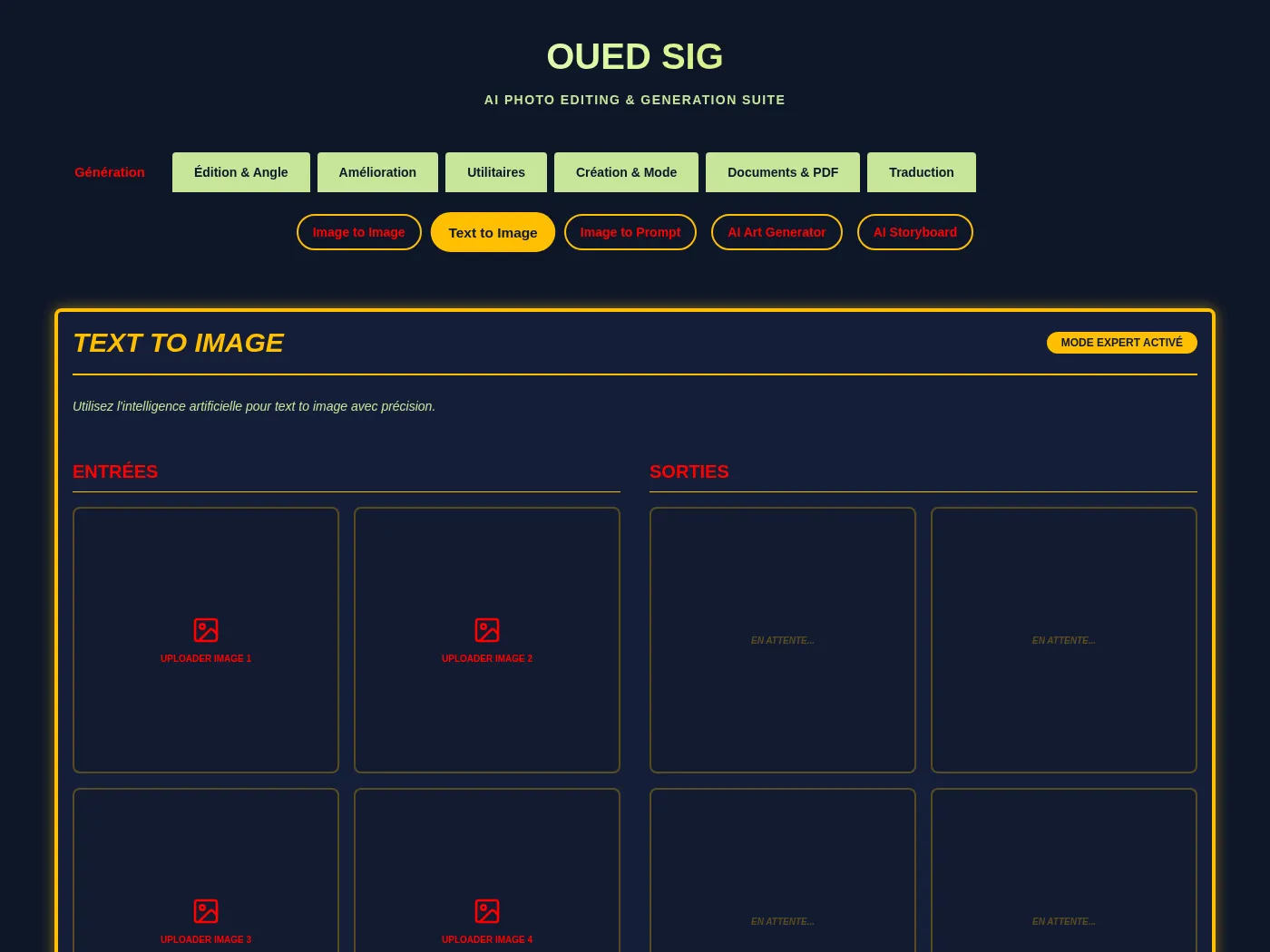 Oued Sig AI Photo Suite