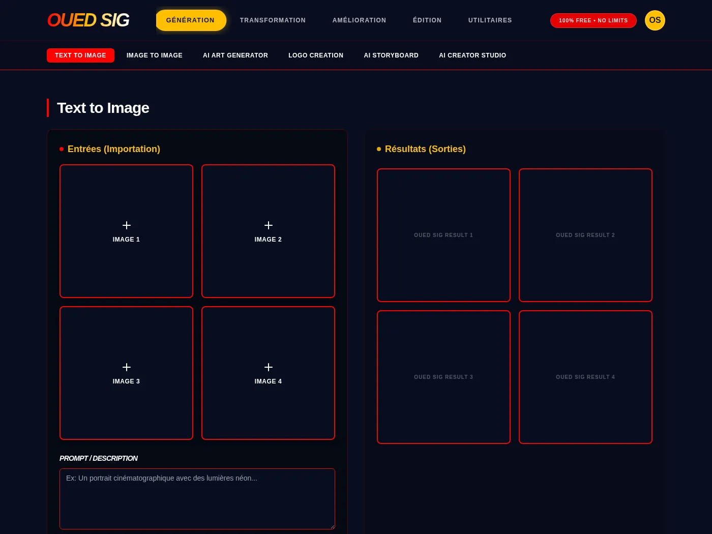 Oued Sig AI Photo Studio