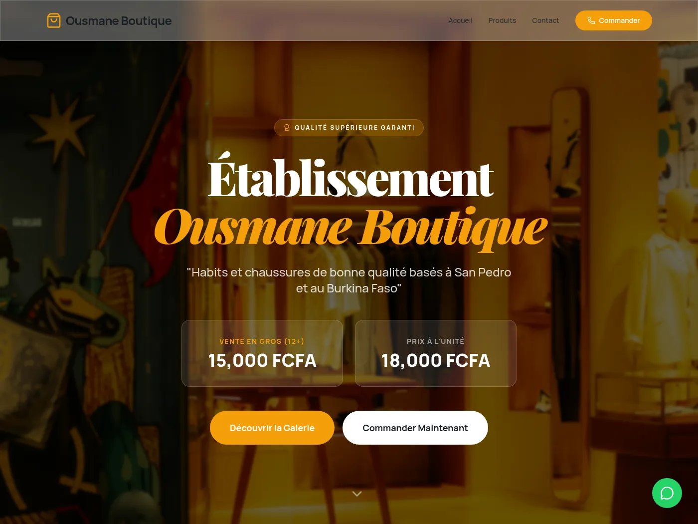 Ousmane Boutique Showcase