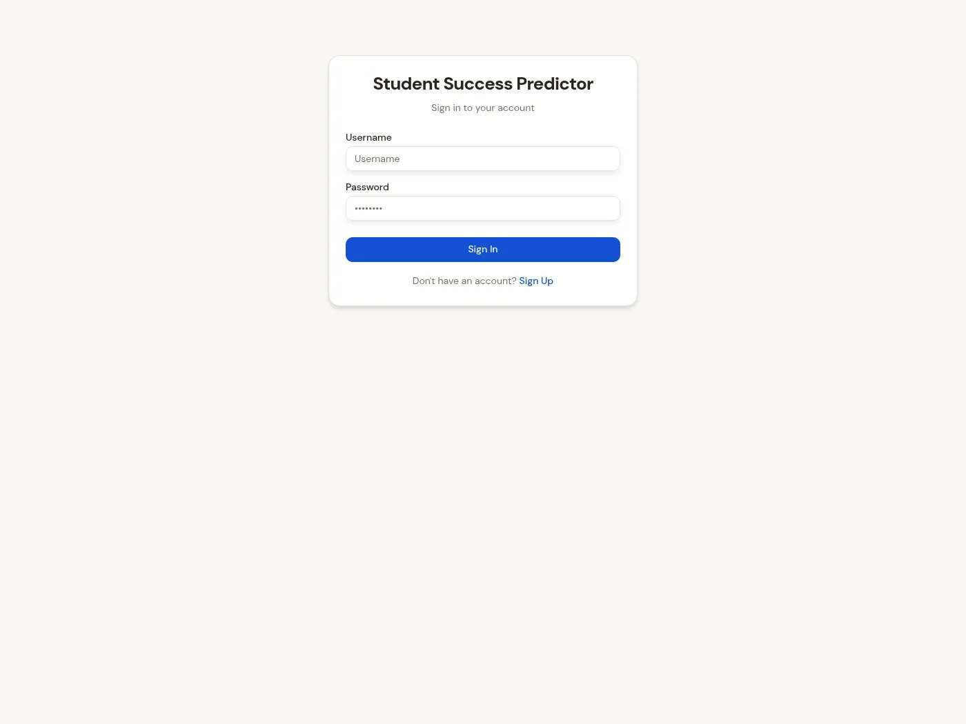 Student Outcome Predictor