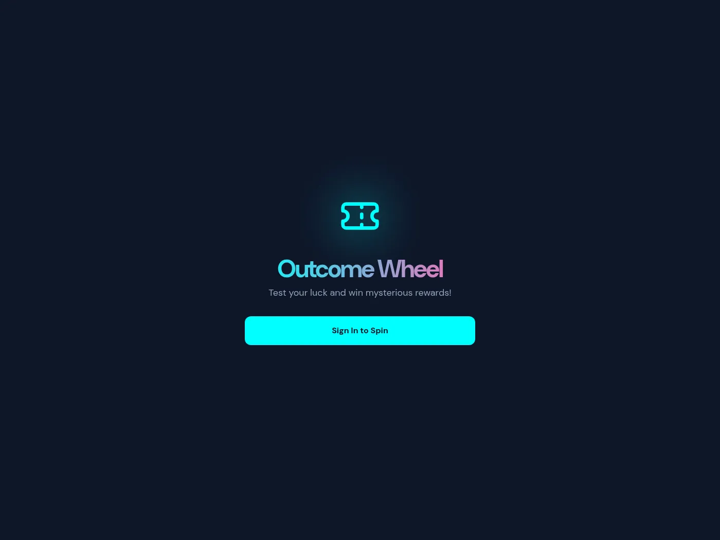 Outcome Wheel Web App