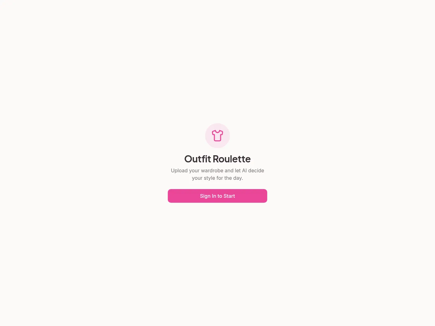 Appidé: Outfit Roulette