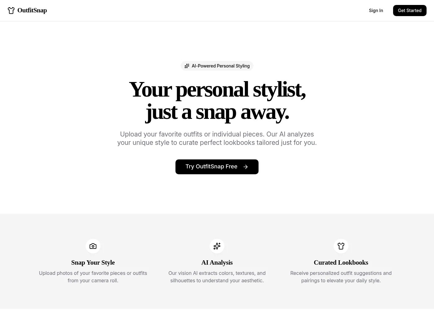 OutfitSnap AI Stylist