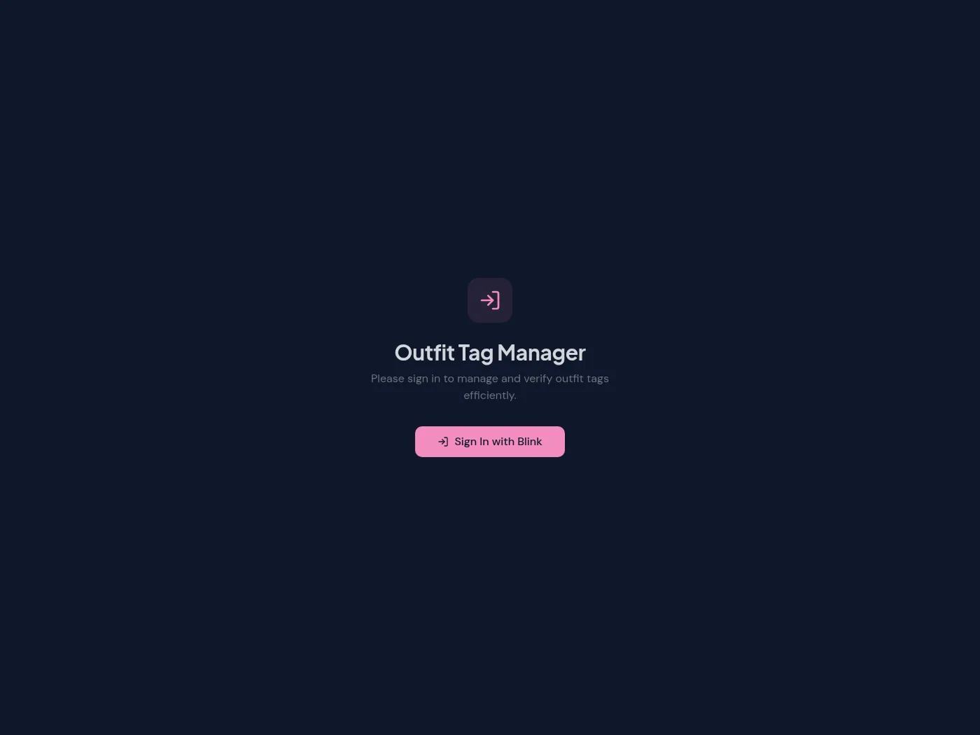Outfit Tag Manager