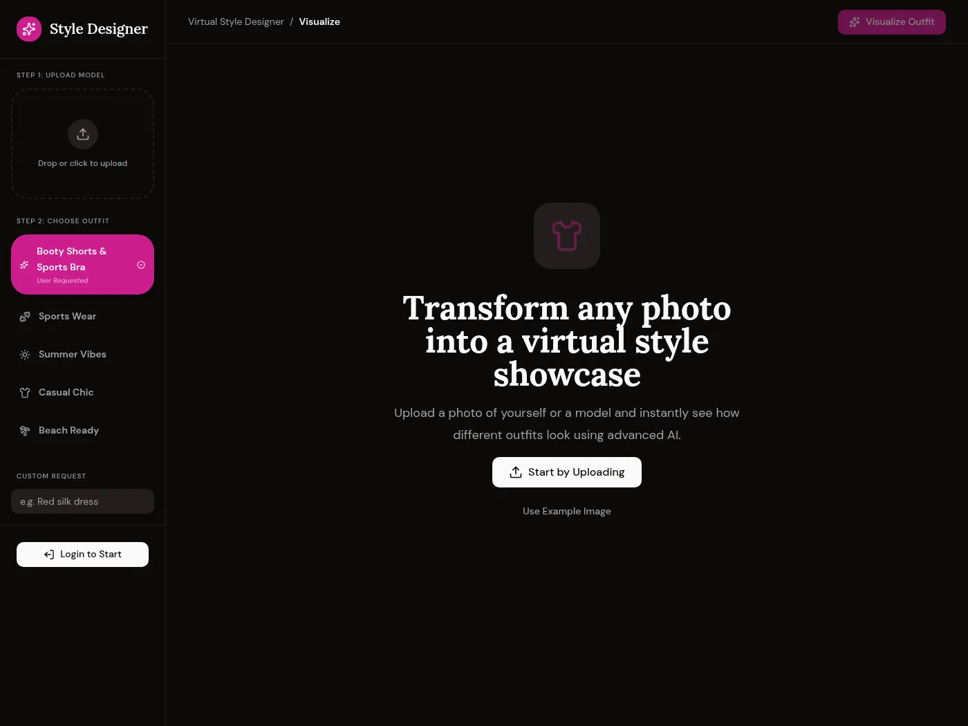 Virtual Style Designer