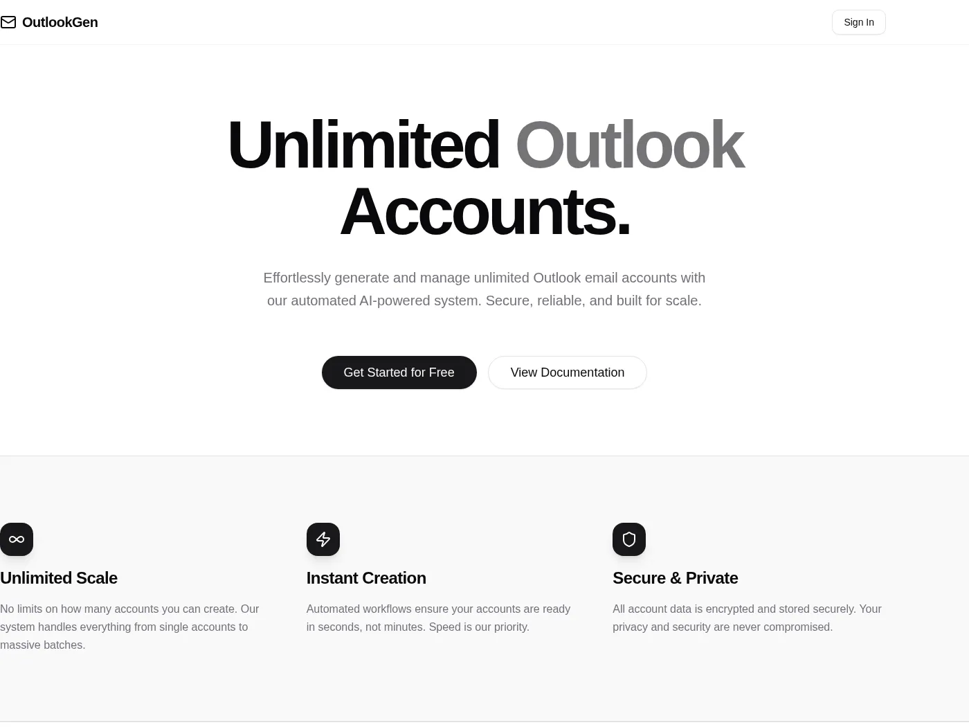 Outlook Email Creator