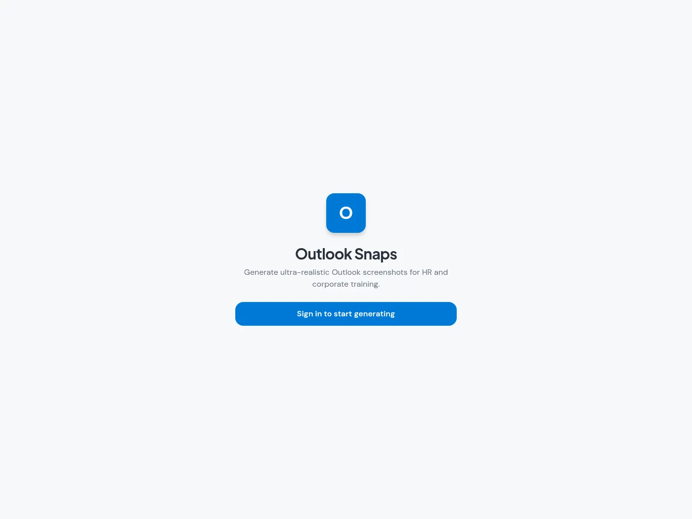 Outlook Snaps Generator