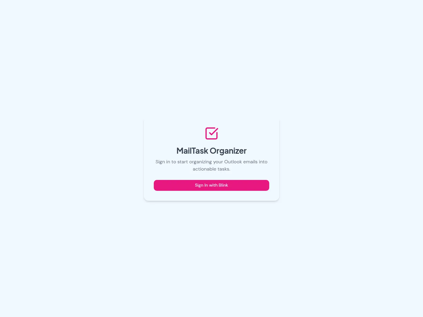 MailTask Organizer