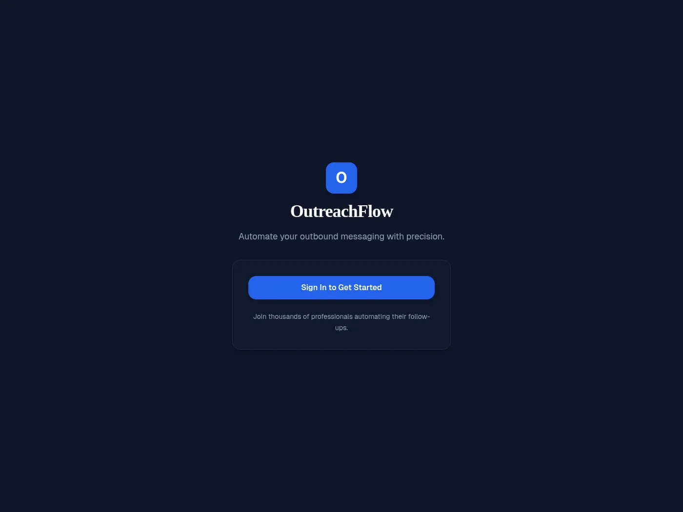 OutreachFlow SaaS Platform