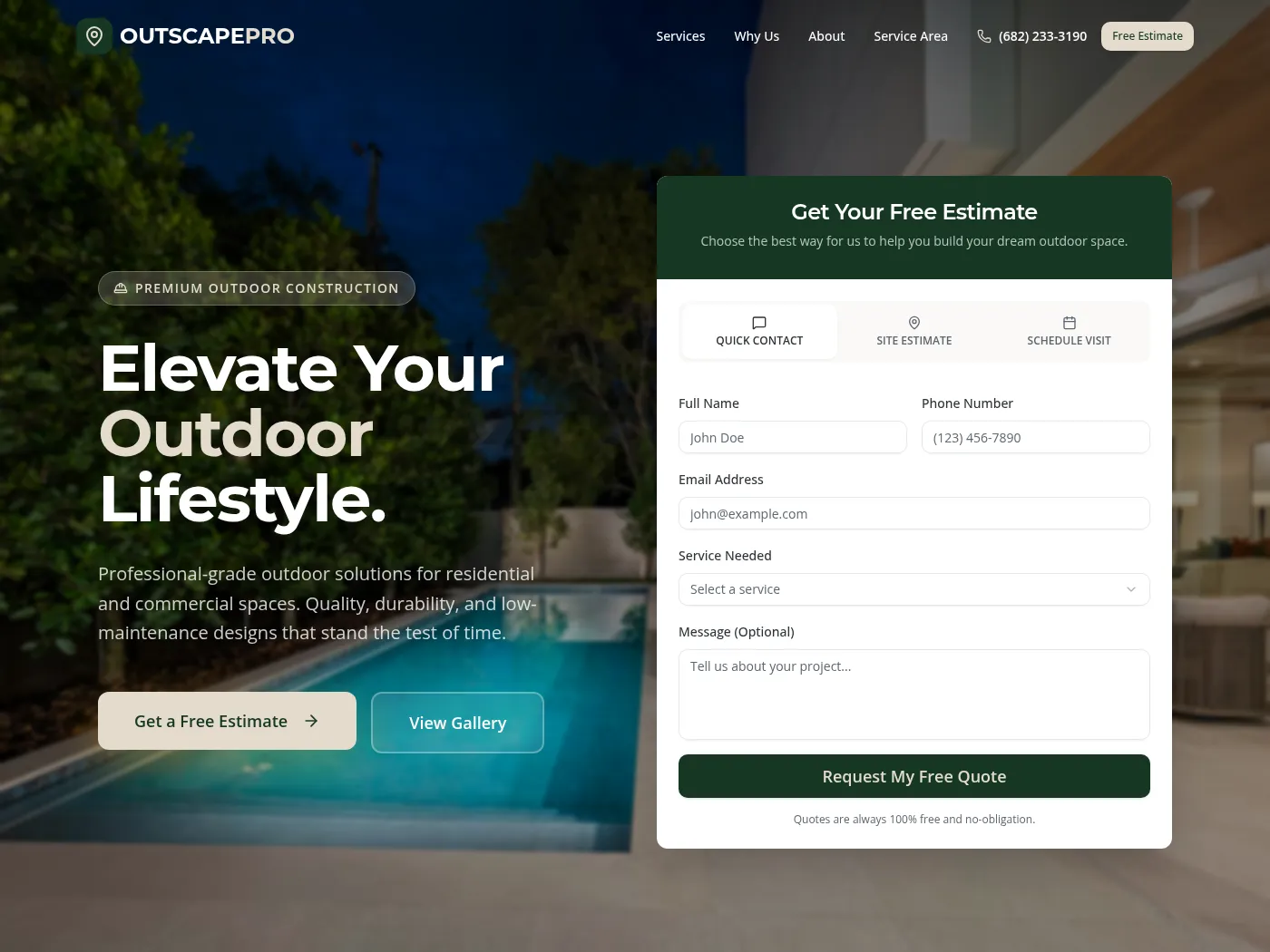 Outscape Pro Website