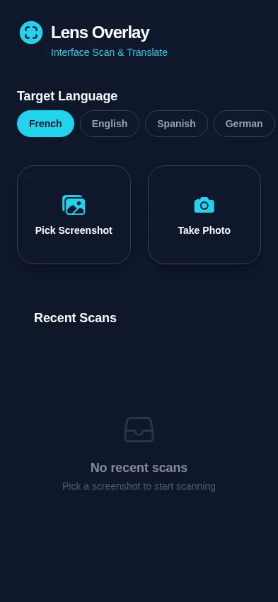 Overlay Translate Lens