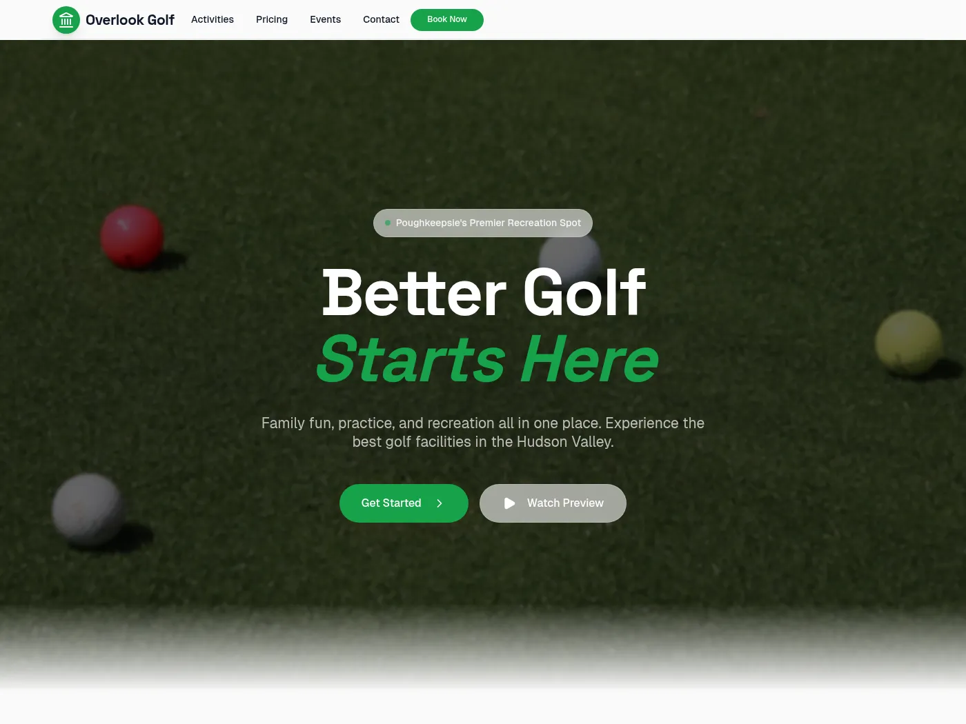 Overlook Golf Center Site