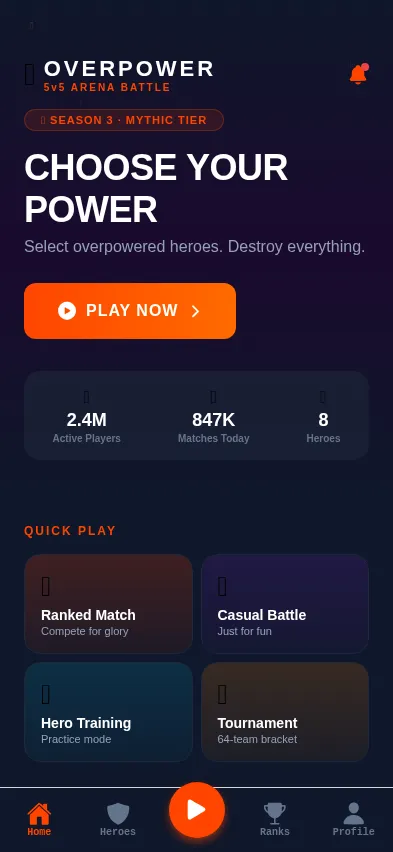 Overpower 5v5 Arena